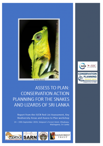 Assess to Plan: Conservation Action Planning for the Snakes and Lizards ...